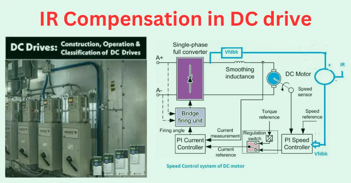 IR Compensation in DC Drive and VFD
