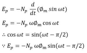 EMF Equation of Transformer and Its Derivation Explained