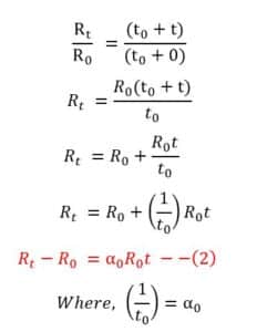 Temperature Coefficient of Resistance – Formula, Unit & Relation
