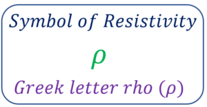 Resistivity: Definition, Formula, Unit & Symbol Explained