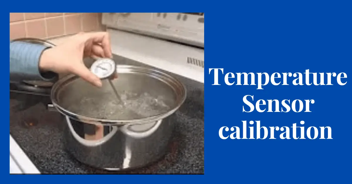 Temperature Sensor calibration procedure - Electrical Volt Temperature Sensor calibration procedure - Electrical Volt