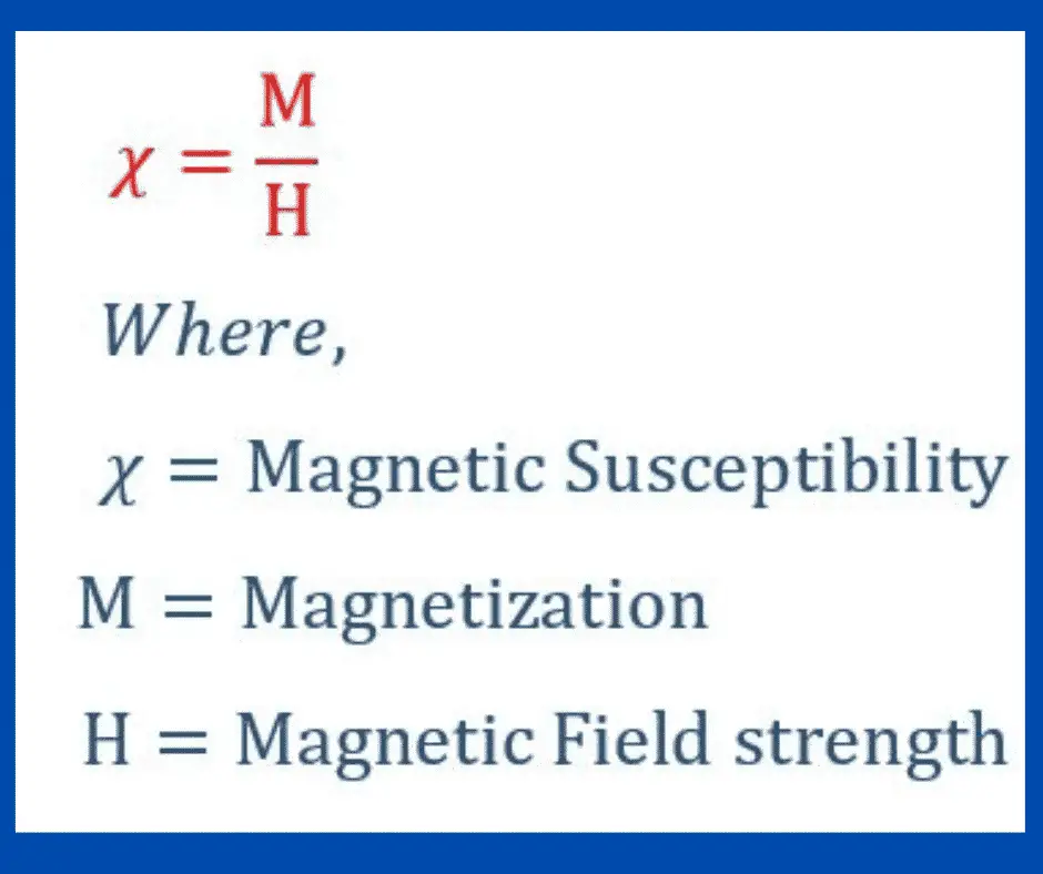 Magnetic Susceptibility