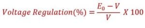 Voltage Regulation of Alternator or Synchronous Generator