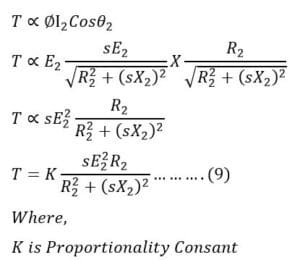 induction motor torque equation