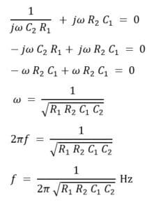 Wien's Bridge- Circuit Construction, Derivation & Applications