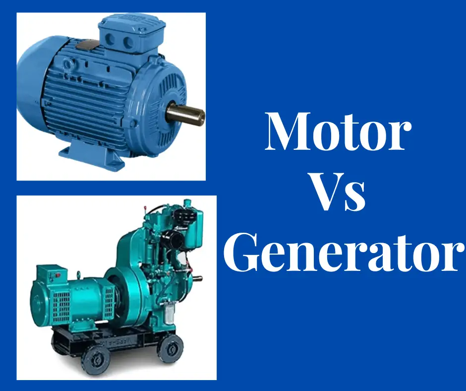What Are The Difference Between Electric Motor And Electrical Generator - Infoupdate.org