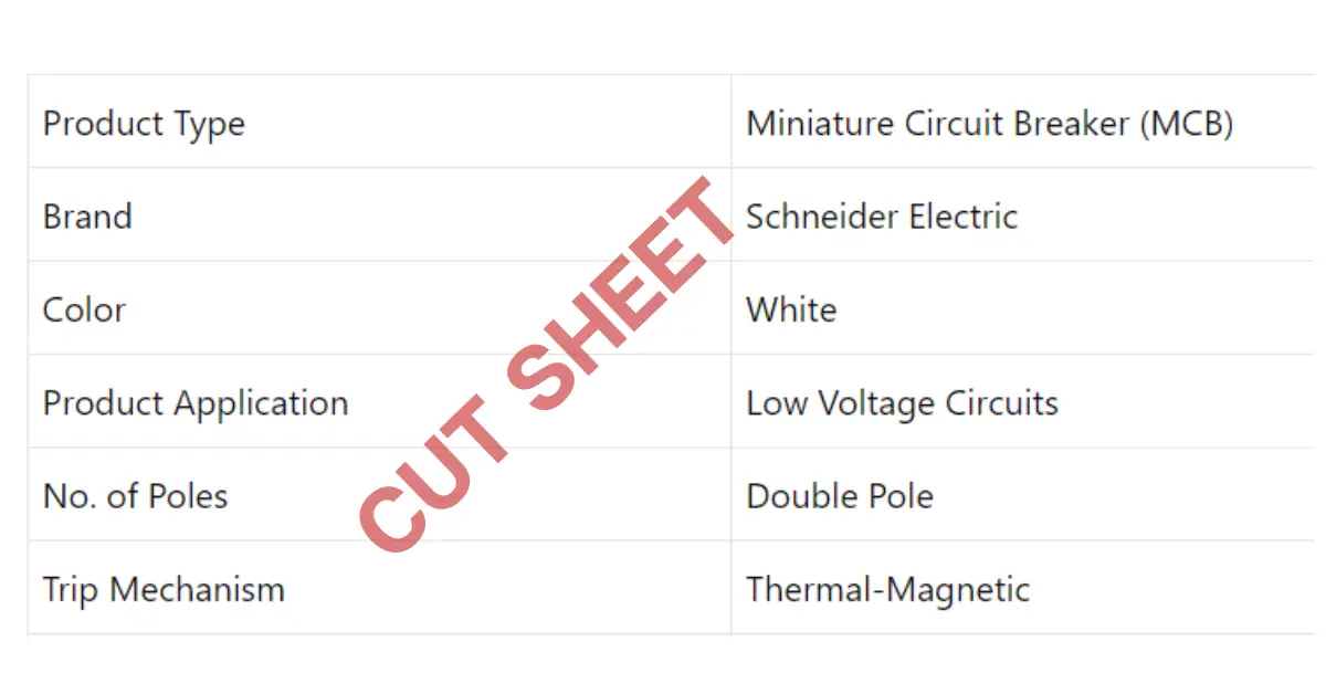 Cut Sheet: What is it?(Example Cut Sheet Included)