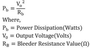 What is a Bleeder Resistor & Why is it used?