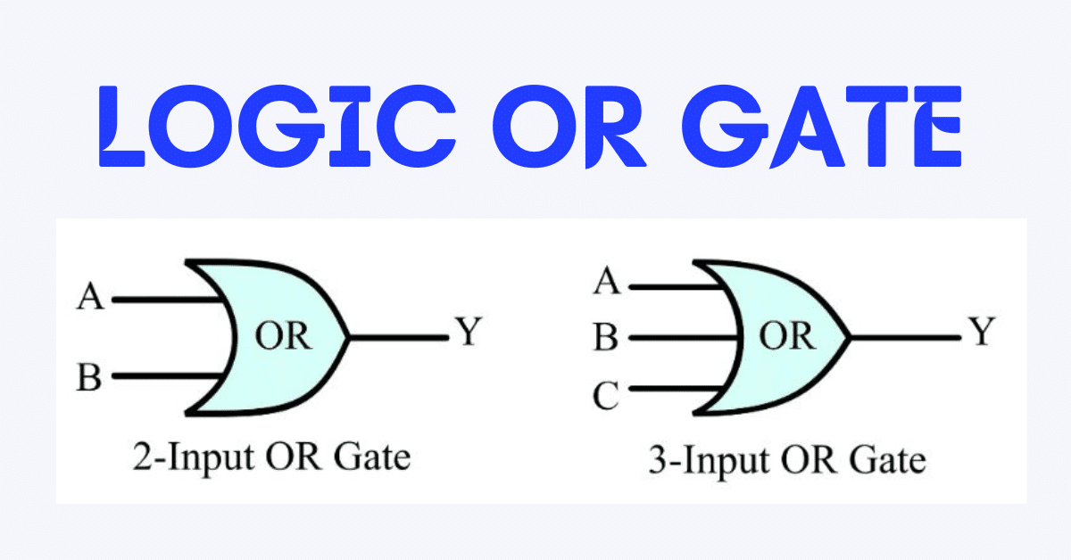 Logic OR Gate-Symbol, Truth Table and, Circuit Diagram