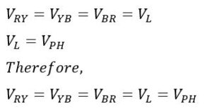 Line Voltage and Phase Voltage
