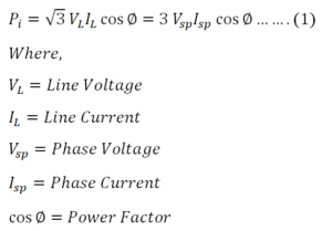 Power Flow Diagram of Induction Motor