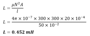 Inductance Formula With Solved Examples