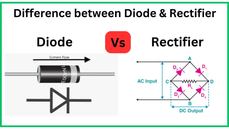 Difference between Diode and Rectifier
