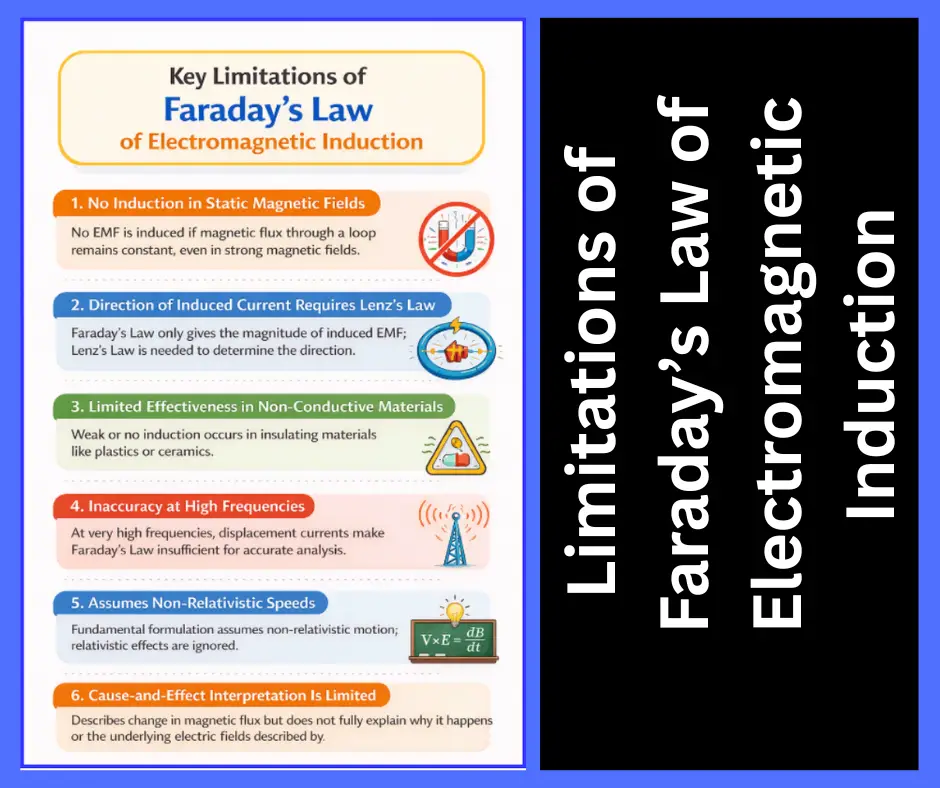 Limitations of Faraday’s Law of Electromagnetic Induction